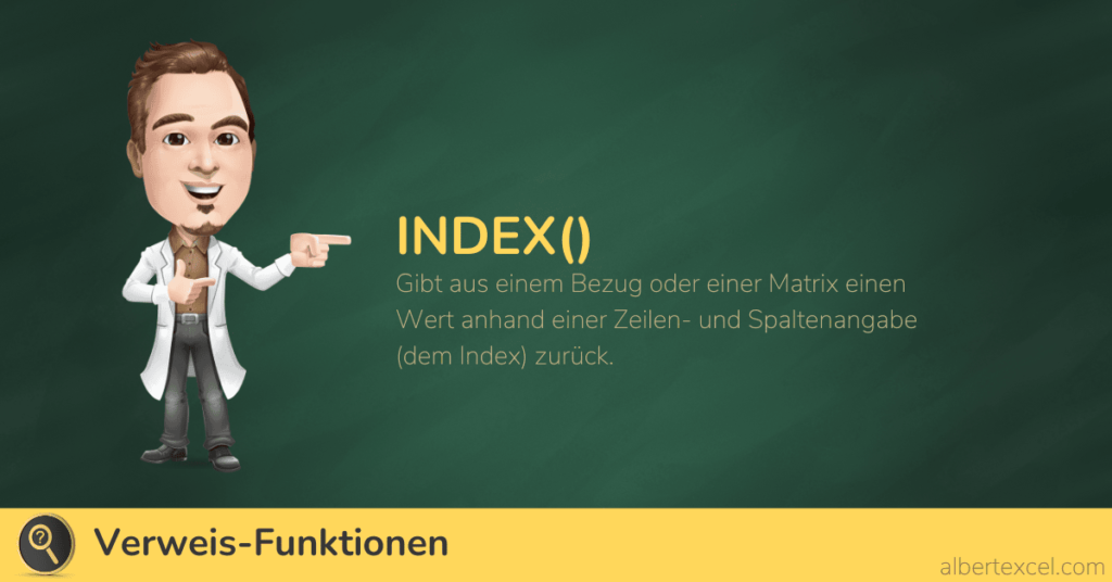 Excel INDEX Funktion einfach erklärt | Mit Beispiel